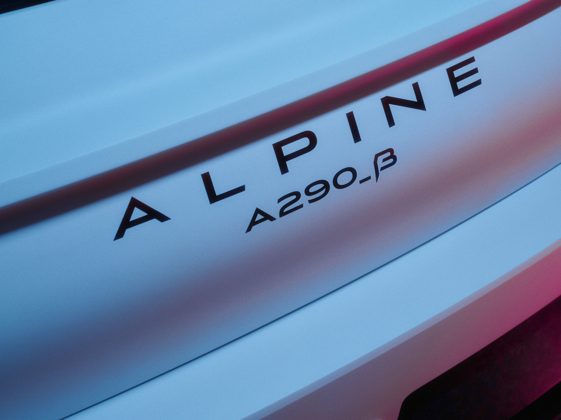 Alpine sur le point de dévoiler une nouvelle bombe de l'asphalte, la A290_β
